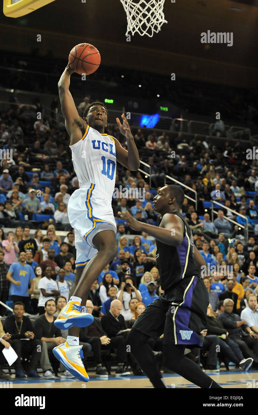 Los Angeles, CA, USA. 25th Feb, 2015. UCLA Bruins guard Isaac Hamilton ...