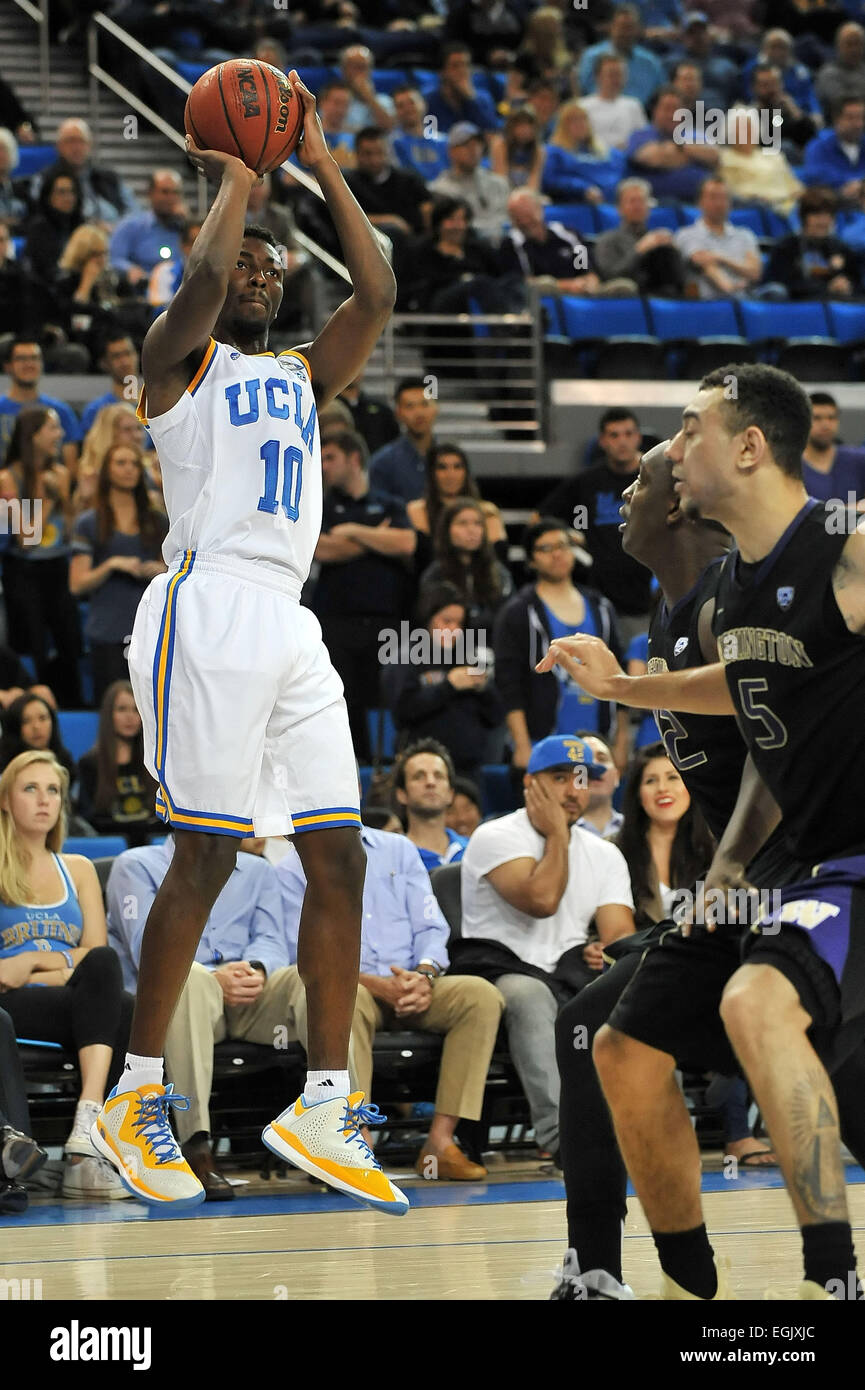 Los Angeles, CA, USA. 25th Feb, 2015. UCLA Bruins guard Isaac Hamilton ...