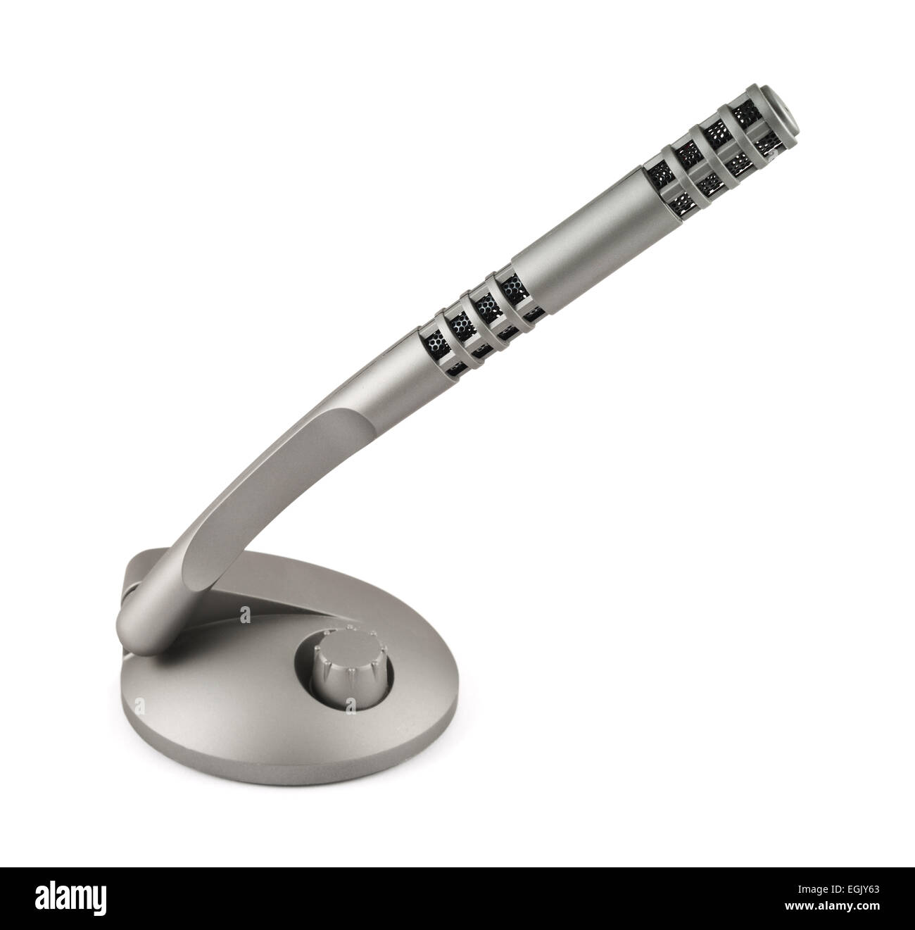 Wireless plastic microphone transmitter isolated Stock Photo - Alamy