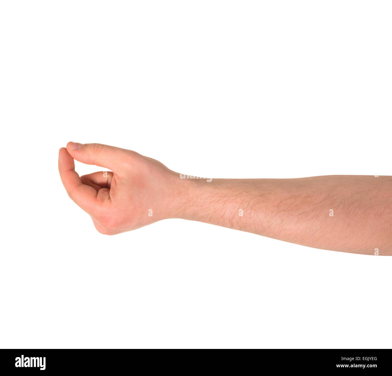 That's the point hand gesture isolated Stock Photo - Alamy