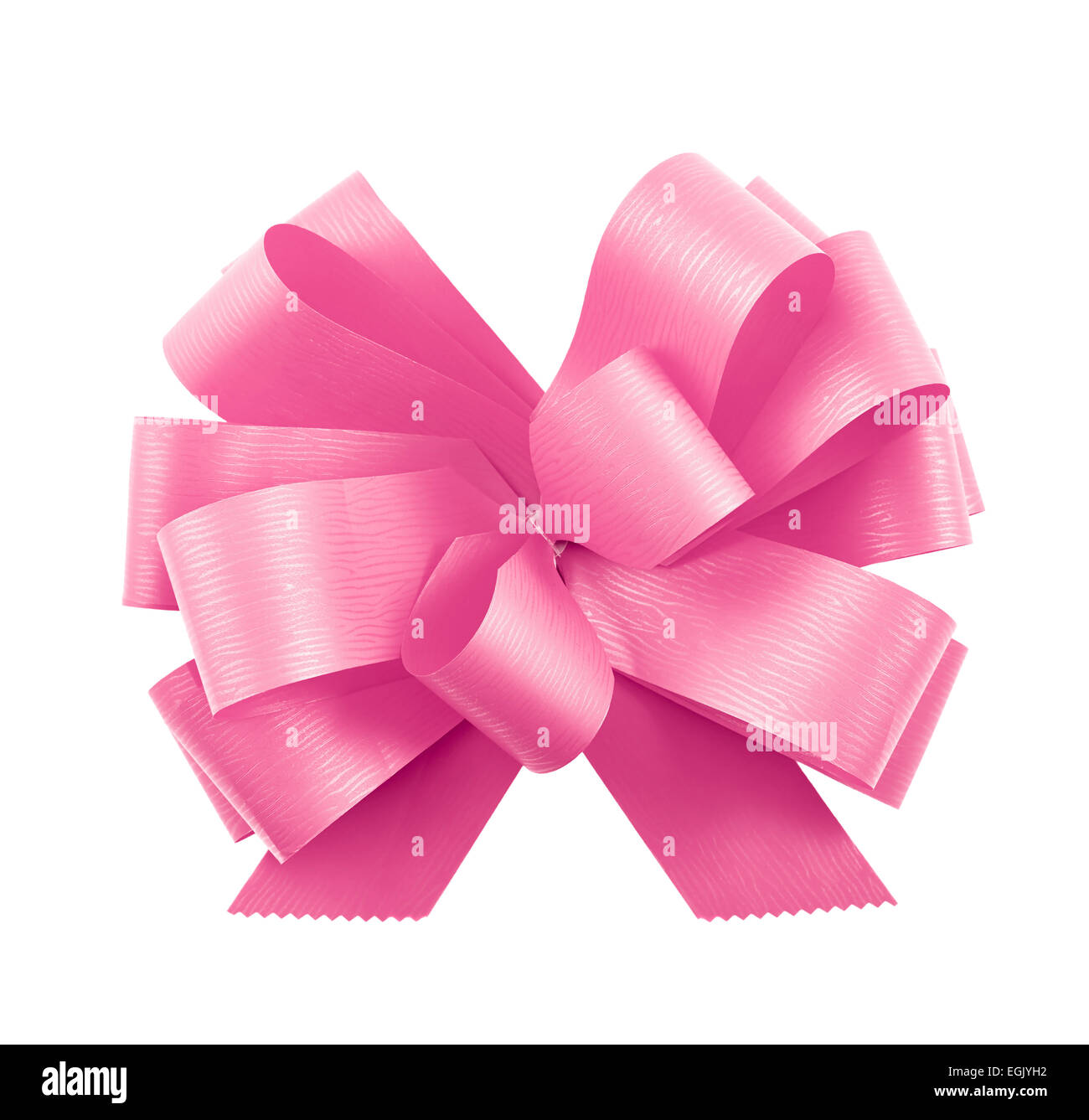Gift ribbon bow isolated Stock Photo - Alamy