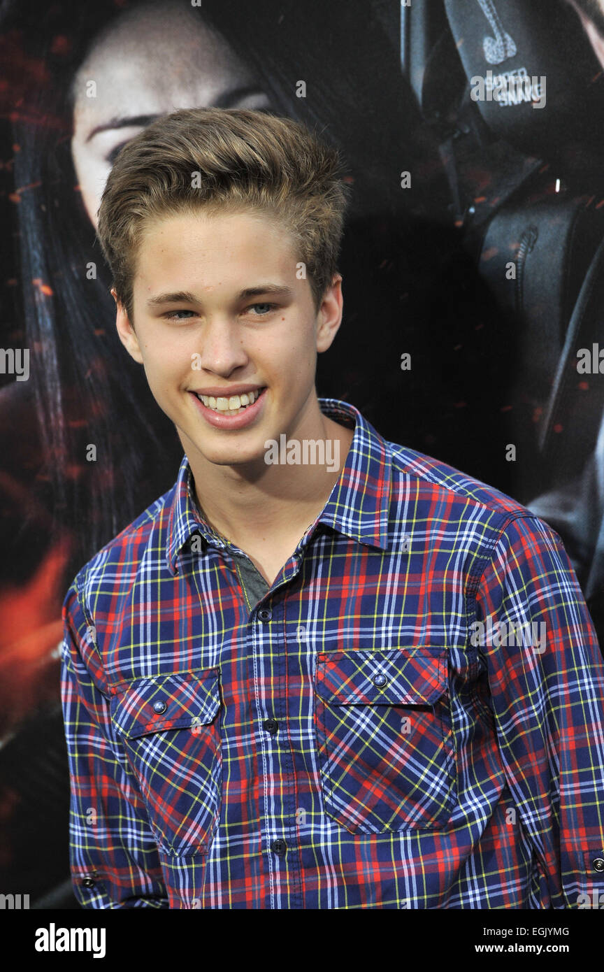 LOS ANGELES, CA - AUGUST 26, 2013: Ryan Beatty at the premiere of ...