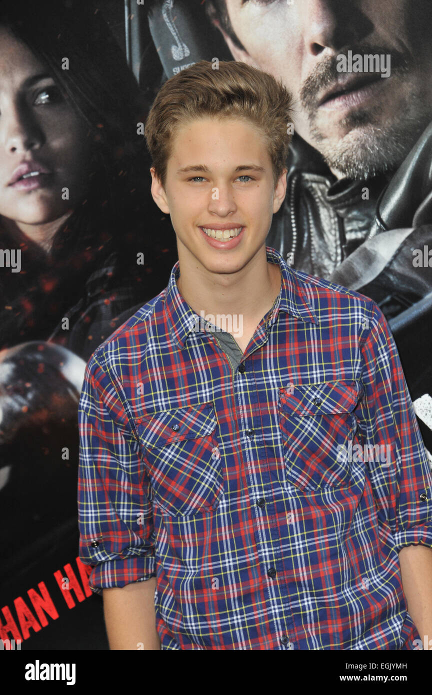 LOS ANGELES, CA - AUGUST 26, 2013: Ryan Beatty at the premiere of ...