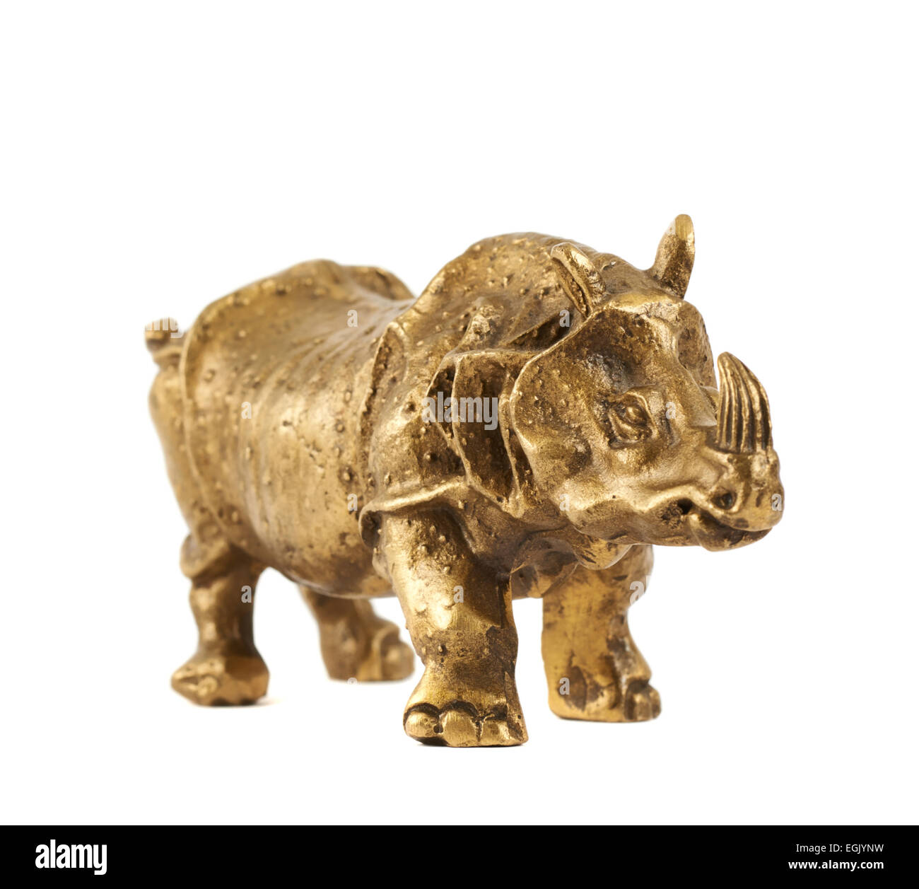 Golden Rhino Statue High Resolution Stock Photography and Images - Alamy