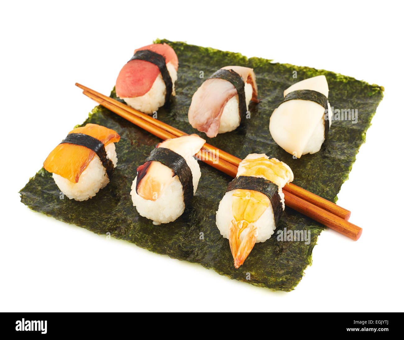 Nori sushi sheet Cut Out Stock Images & Pictures - Alamy