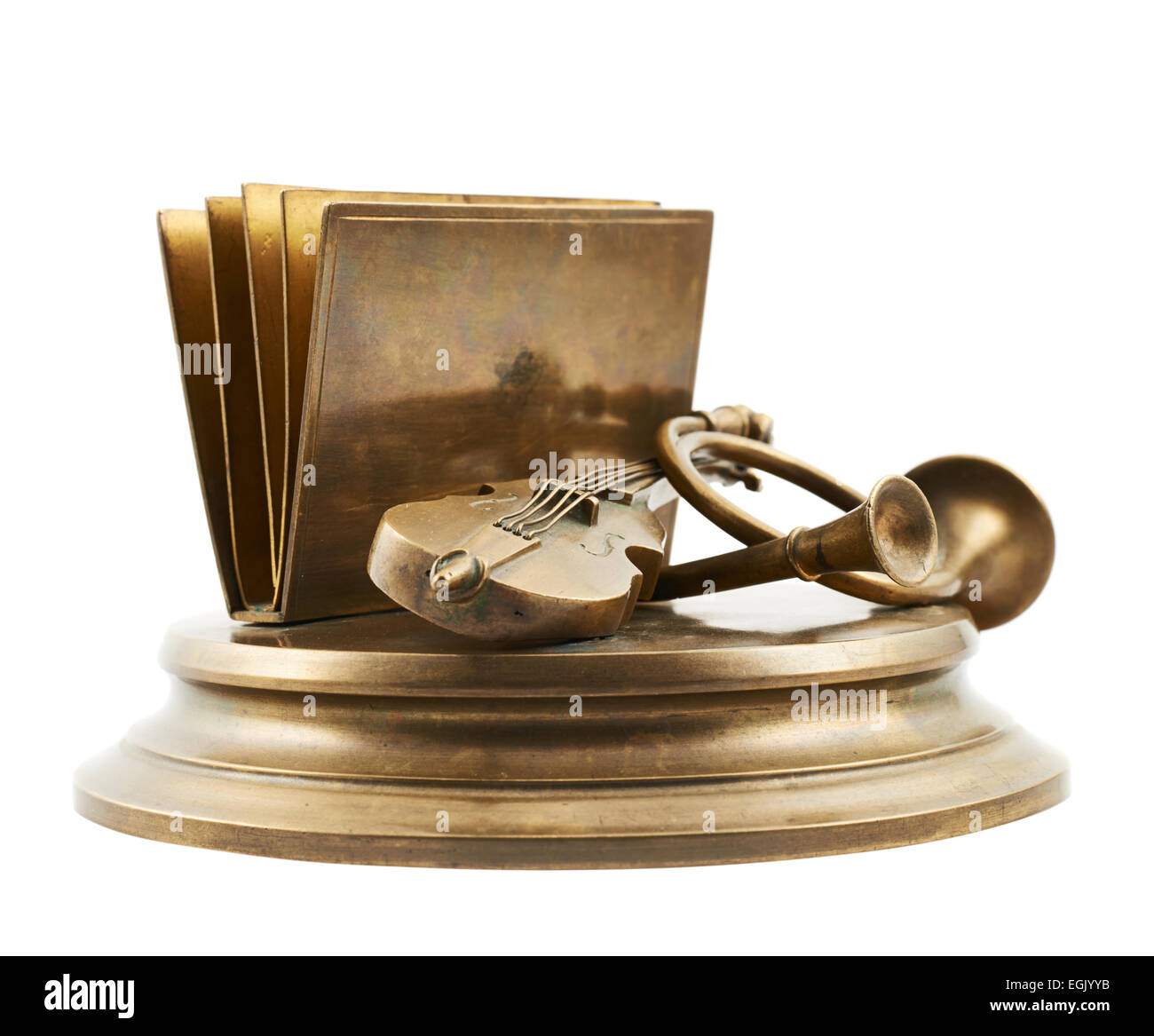 Paper and card metal holder Stock Photo - Alamy