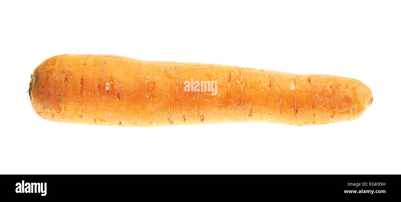 Unpeeled carrot isolated Stock Photo - Alamy
