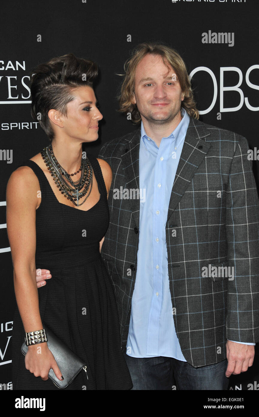 LOS ANGELES, CA - AUGUST 13, 2013: Lenny Jacobson & girlfriend Crystal ...