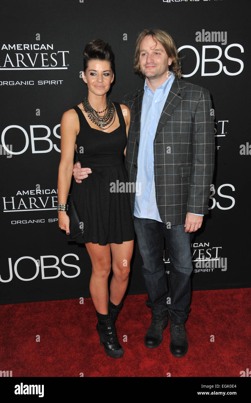 LOS ANGELES, CA - AUGUST 13, 2013: Lenny Jacobson & girlfriend Crystal ...