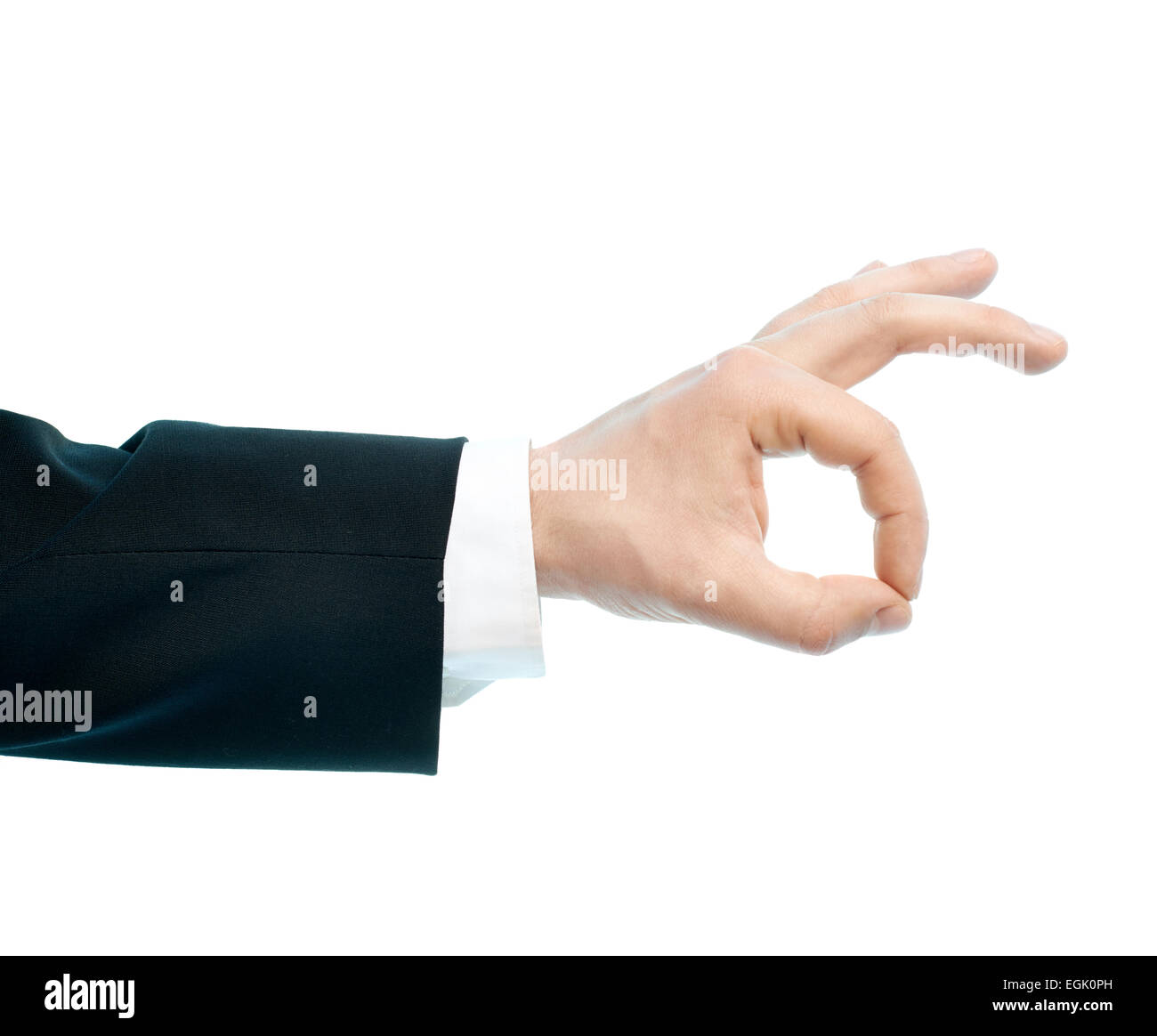 Caucasian male hand composition isolated Stock Photo - Alamy
