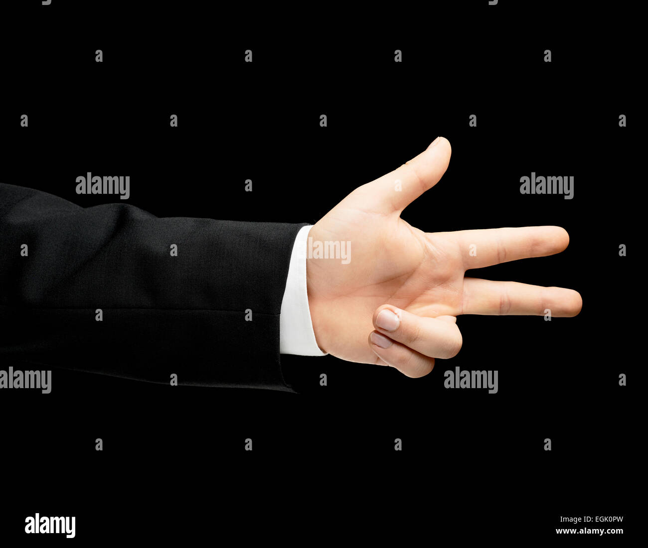 Business suit hand western hi-res stock photography and images - Alamy