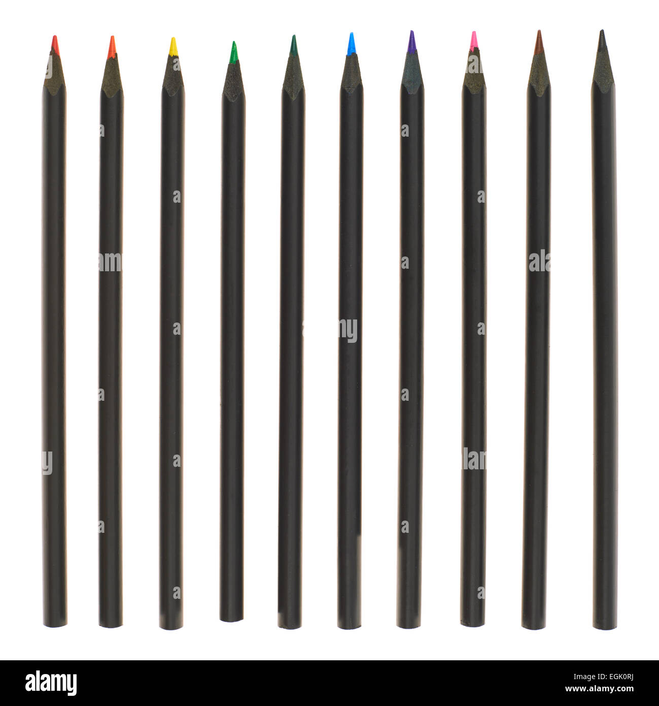 Set of multiple colorful pencils Stock Photo - Alamy