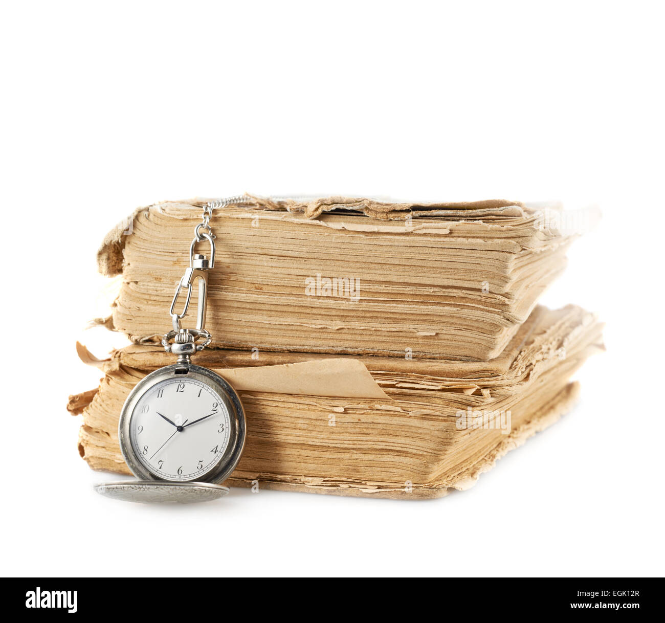 Pocket watch book stack hi-res stock photography and images - Alamy