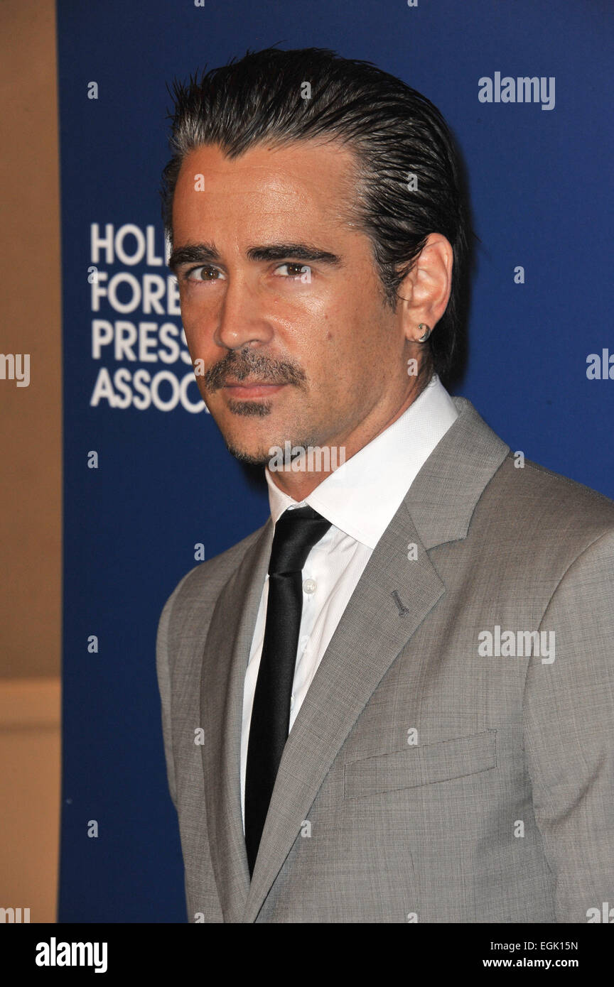 LOS ANGELES, CA - AUGUST 13, 2013: Colin Farrell at the Hollywood ...