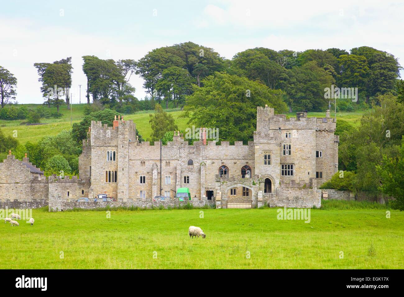 Featherstone Castle. Haltwistle Northumberland Cumbria England UK Stock ...