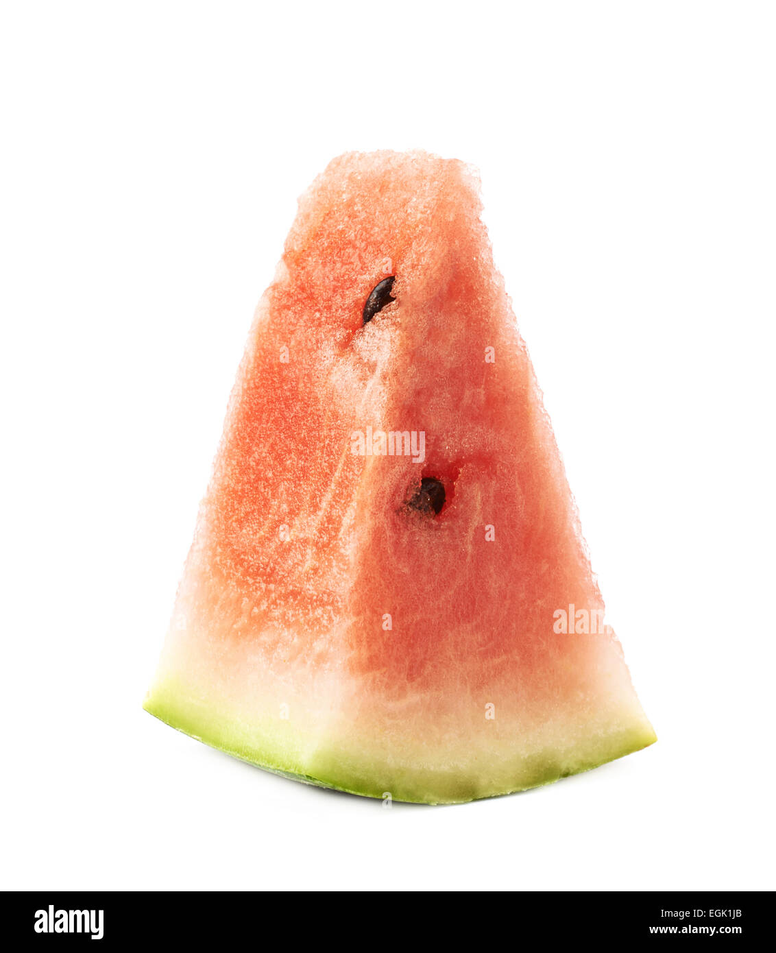Triangle shaped watermelon slice isolated Stock Photo - Alamy