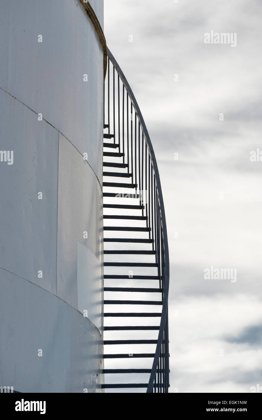 Storage tank spiral staircase hi-res stock photography and images - Alamy