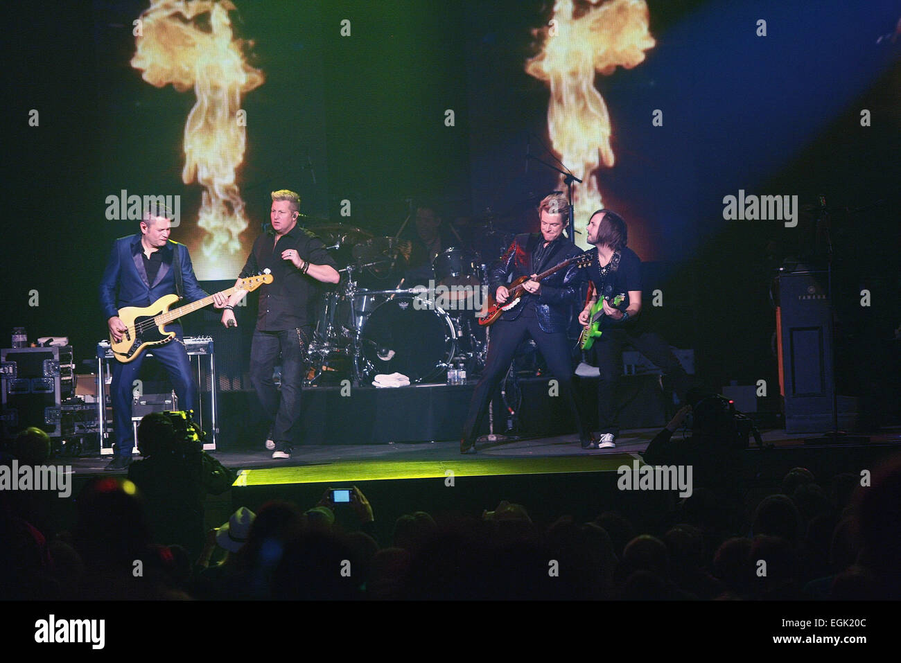 Las Vegas, Nevada, USA. 25th Feb, 2015. Joe Don Rooney, lead guitarist ...