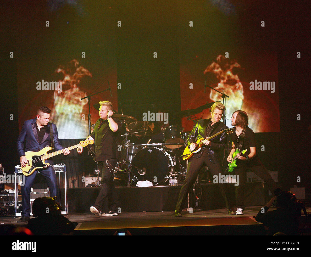 Las Vegas, Nevada, USA. 25th Feb, 2015. Joe Don Rooney, lead guitarist ...