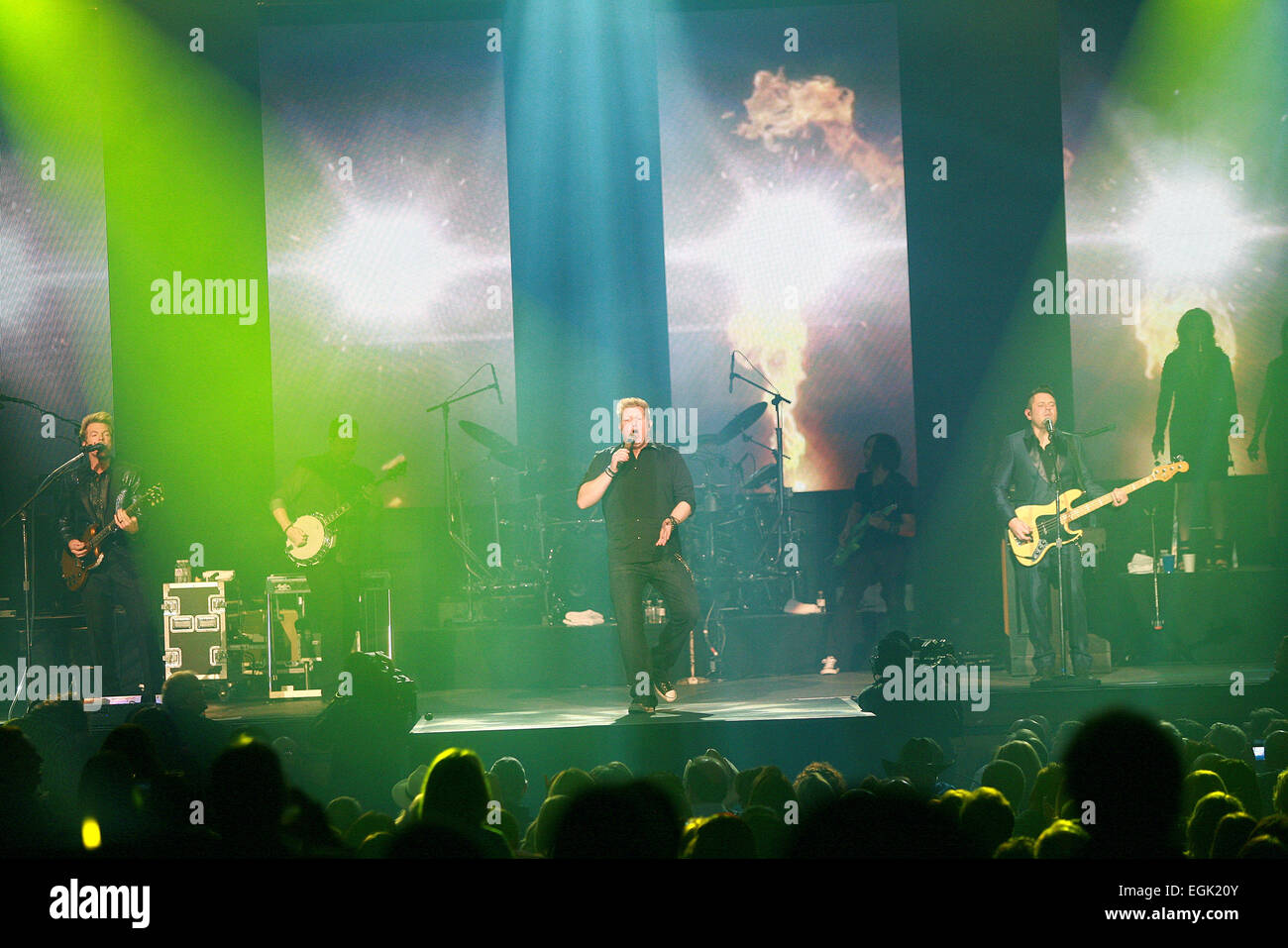 Las Vegas, Nevada, USA. 25th Feb, 2015. Joe Don Rooney, lead guitarist ...