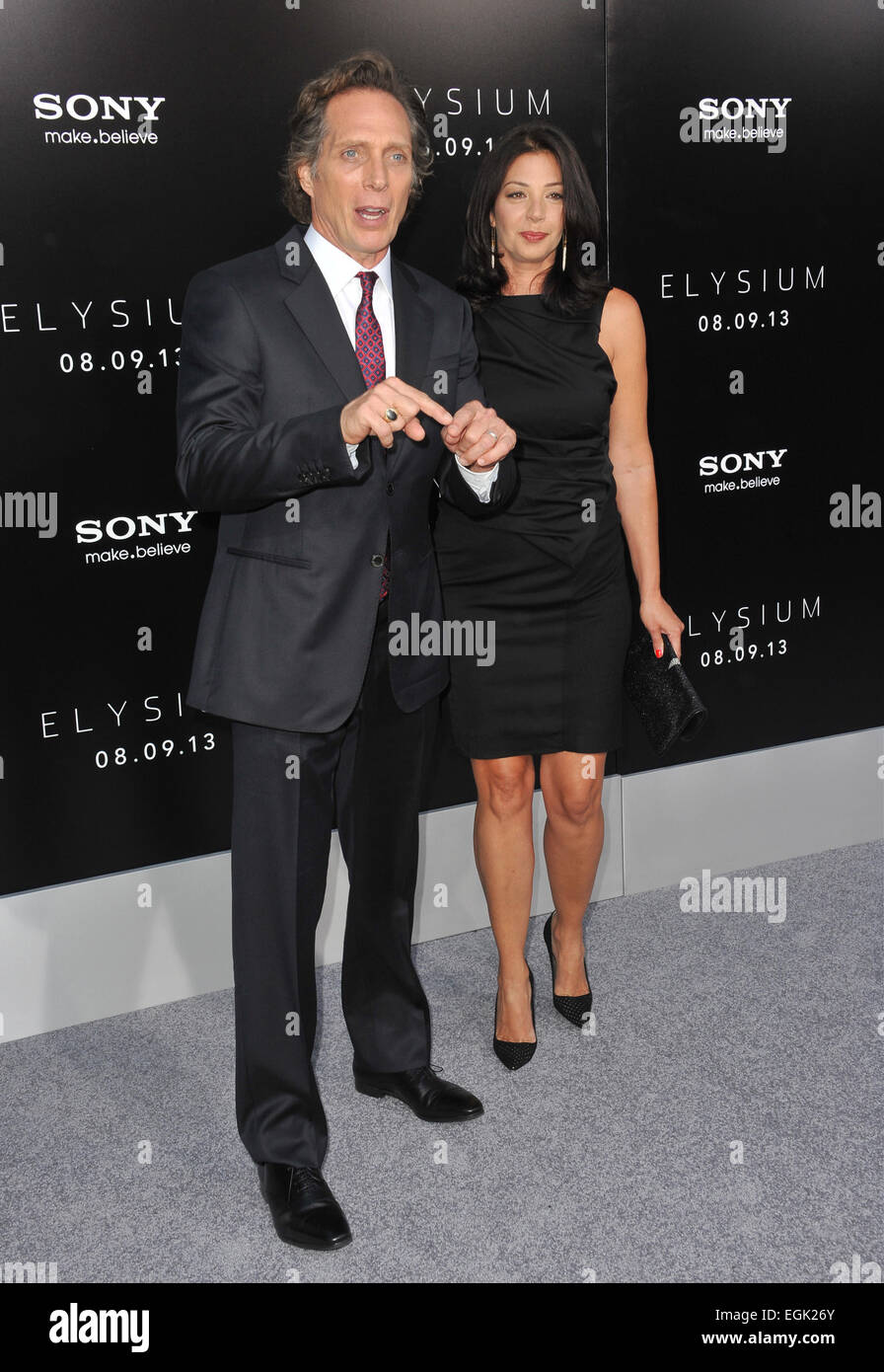 LOS ANGELES, CA - AUGUST 7, 2013: William Fichtner & Kymberly Kalil at ...
