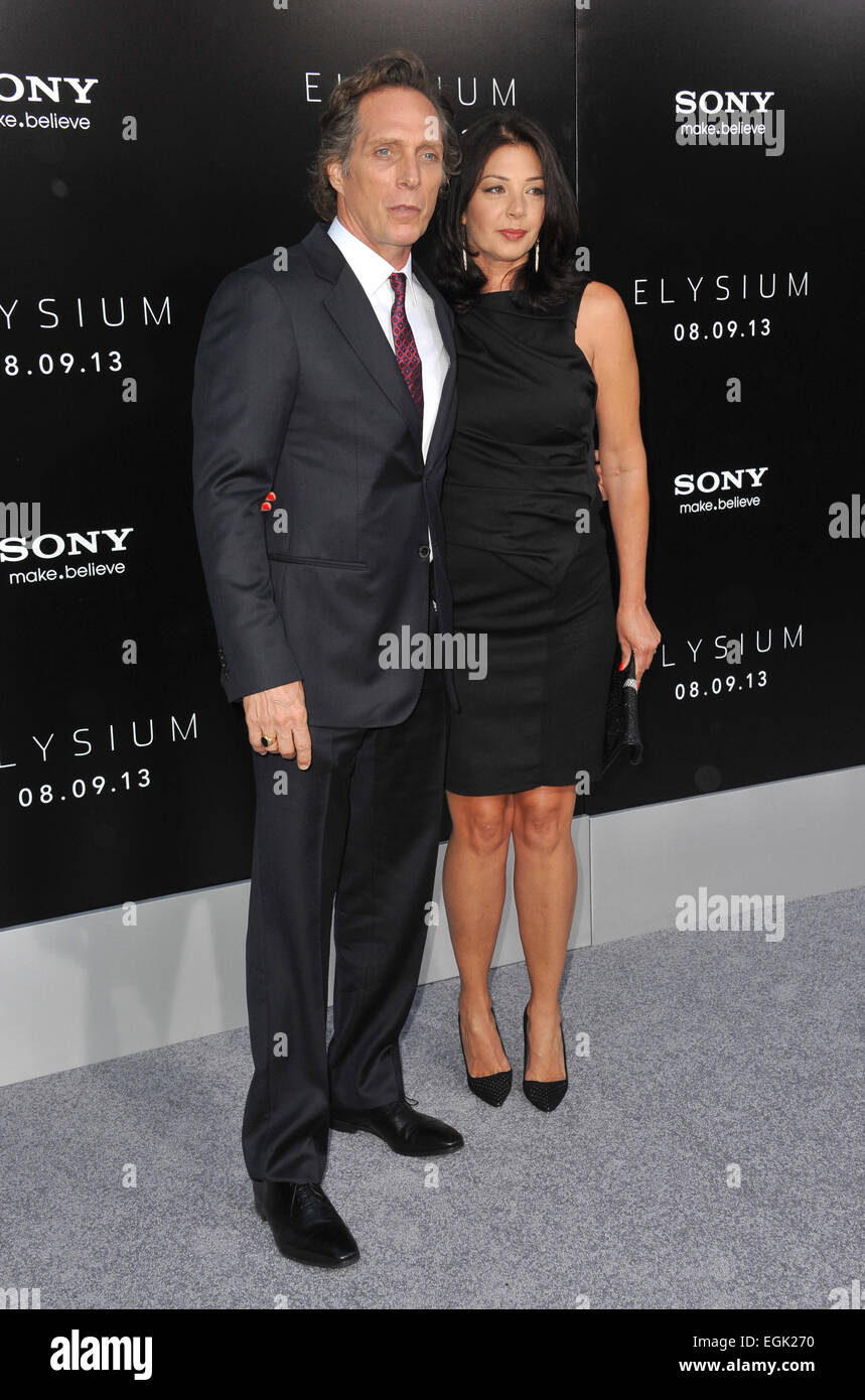LOS ANGELES, CA - AUGUST 7, 2013: William Fichtner & Kymberly Kalil at ...