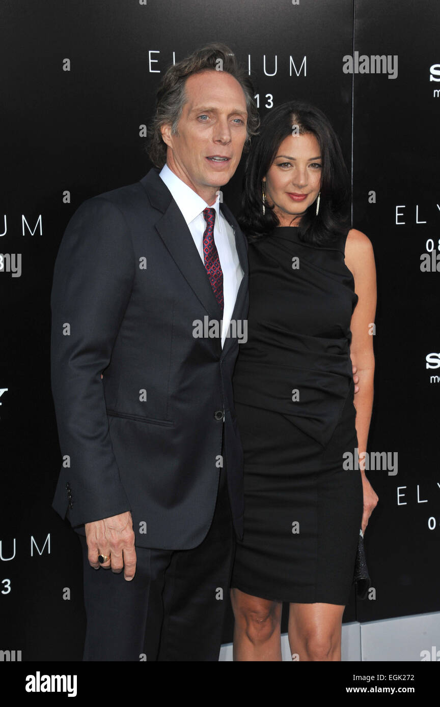 LOS ANGELES, CA - AUGUST 7, 2013: William Fichtner & Kymberly Kalil at ...