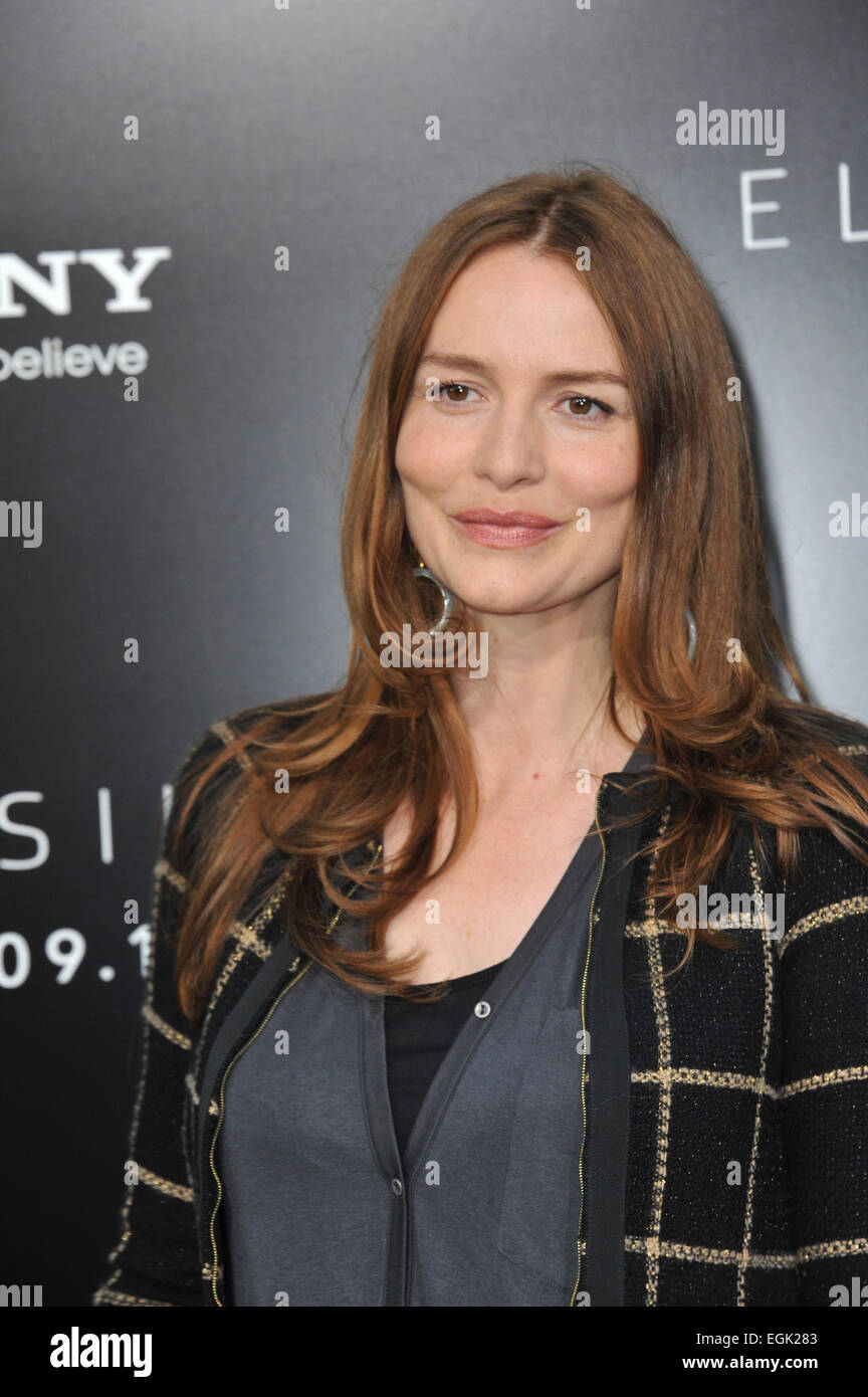 LOS ANGELES, CA - AUGUST 7, 2013: Saffron Burrows at the world premiere ...