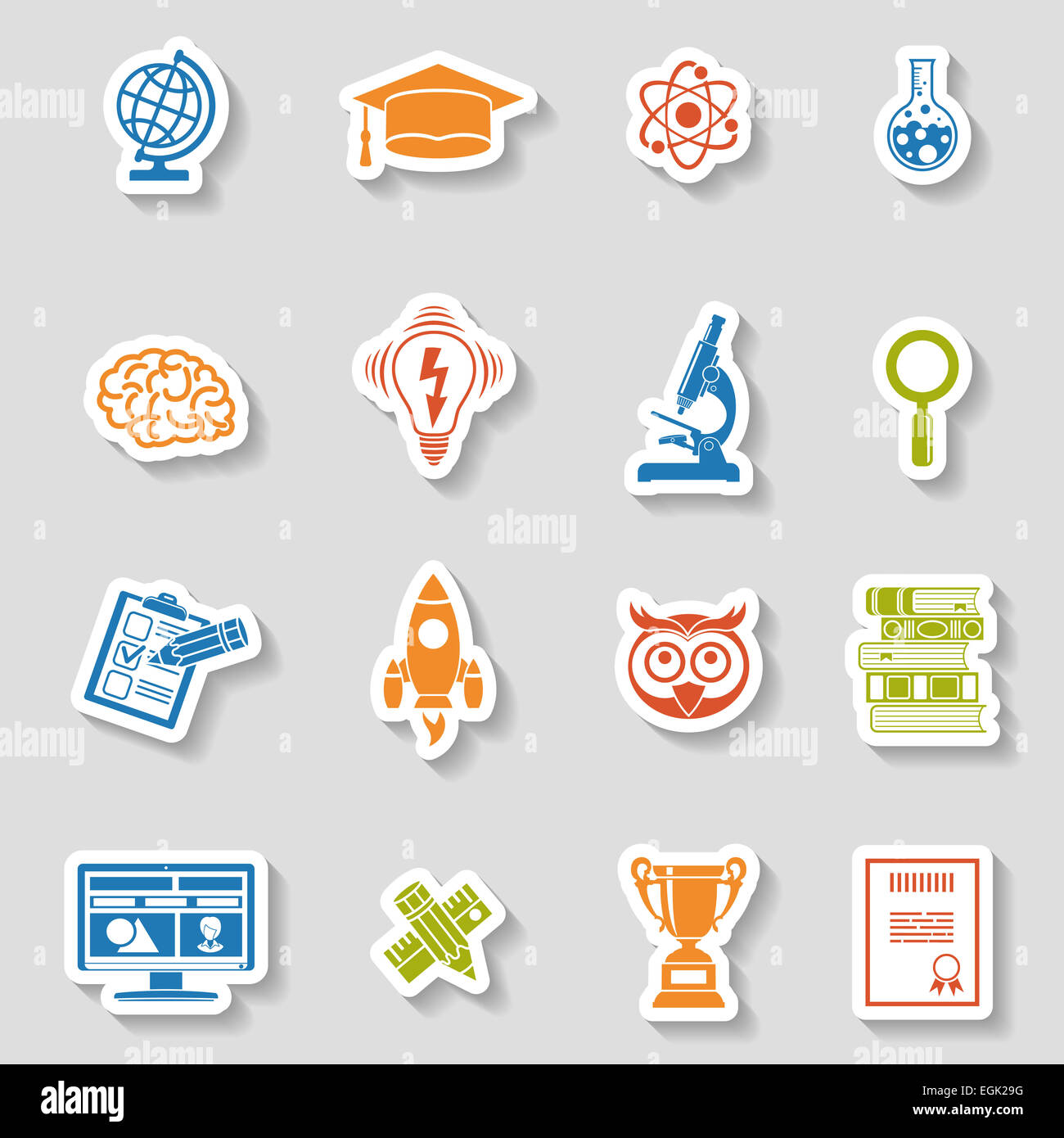 Learning icon hi-res stock photography and images - Alamy