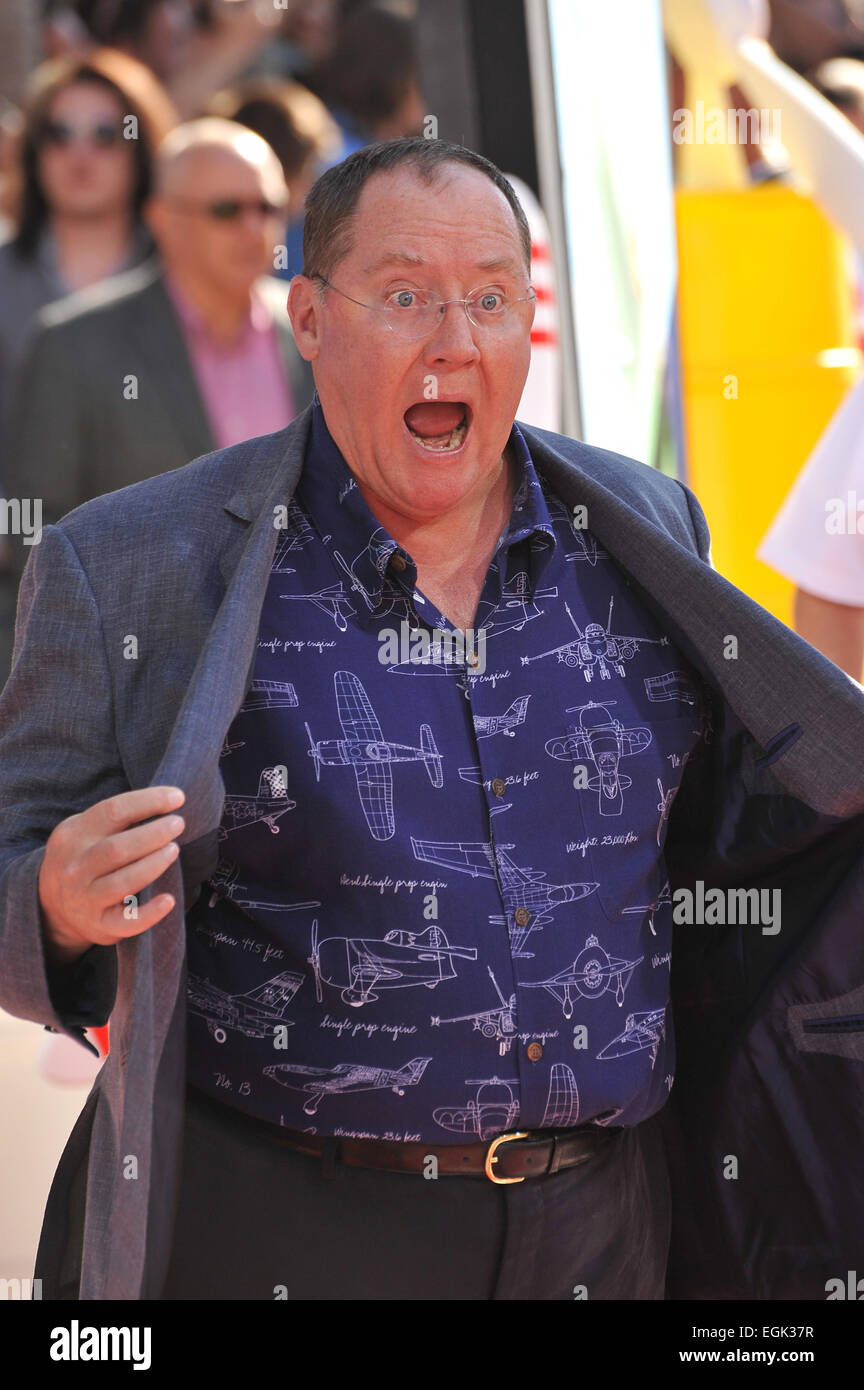 LOS ANGELES, CA - AUGUST 5, 2013: Pixar boss John Lasseter at the world ...