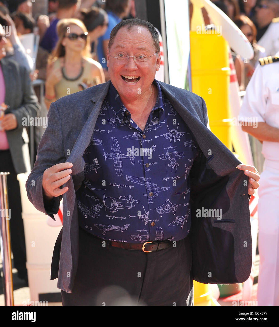 LOS ANGELES, CA - AUGUST 5, 2013: Pixar boss John Lasseter at the world ...
