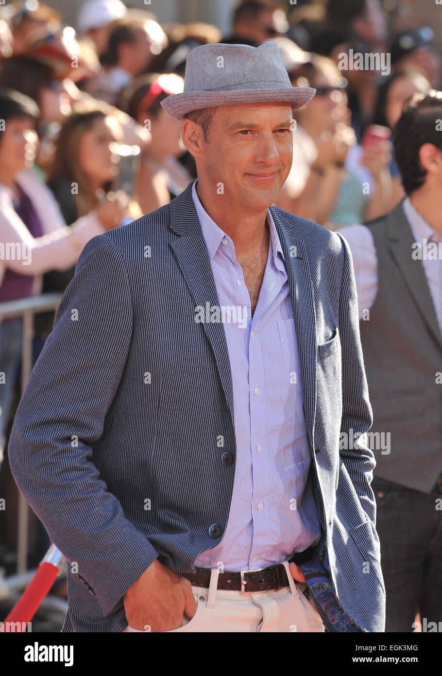 LOS ANGELES, CA - AUGUST 5, 2013: Anthony Edwards at the world premiere ...