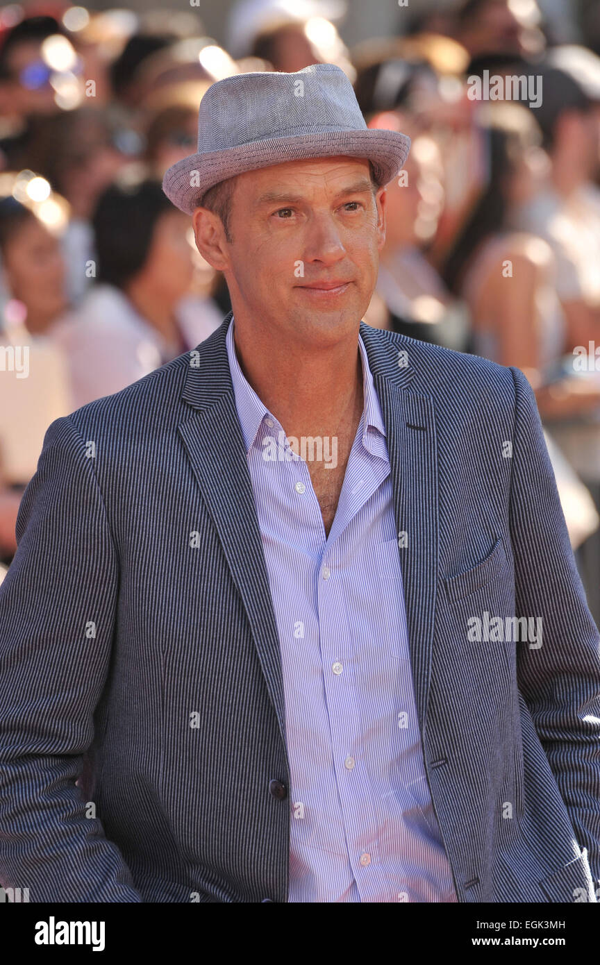 LOS ANGELES, CA - AUGUST 5, 2013: Anthony Edwards at the world premiere ...