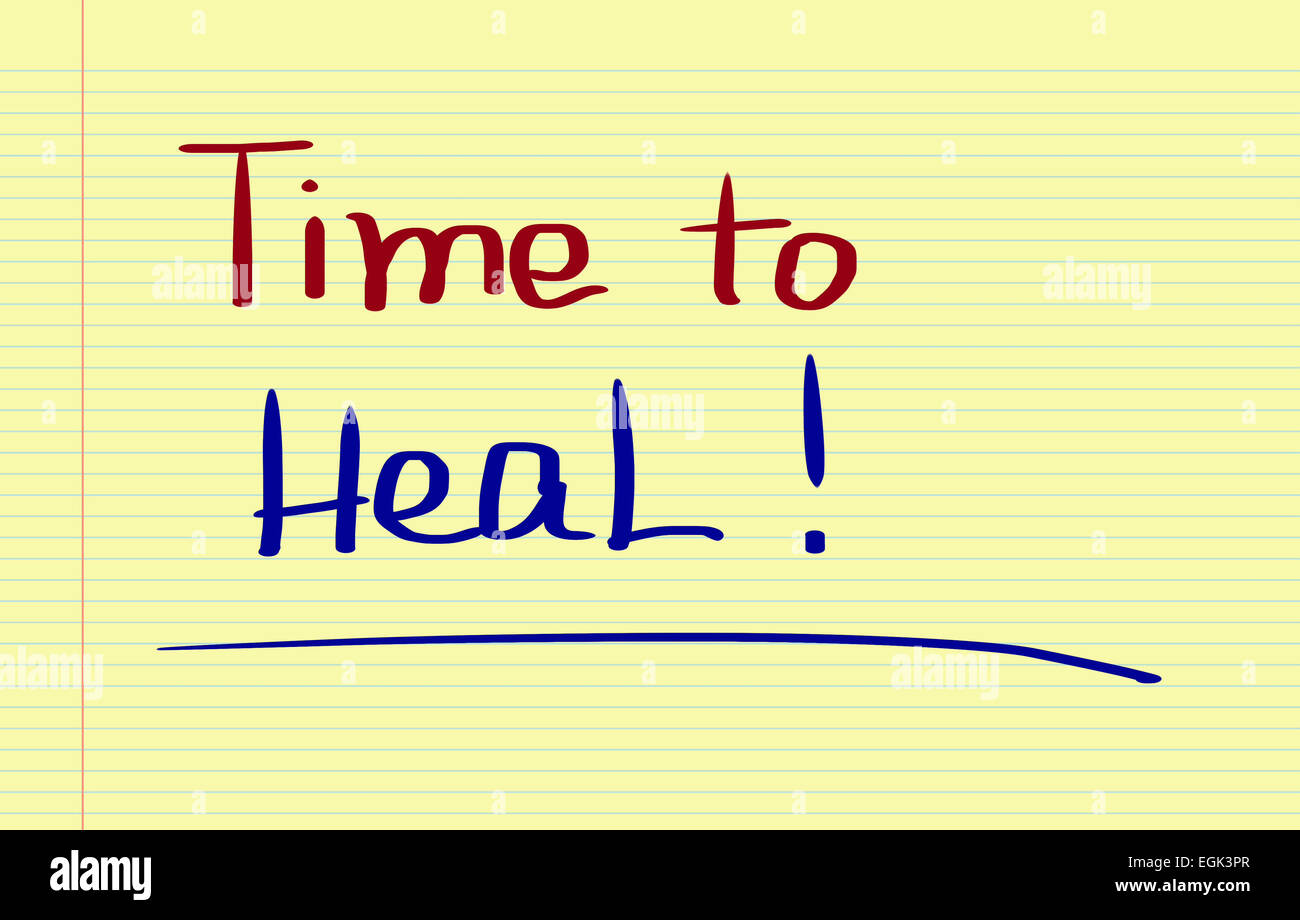 Time To Heal Concept Stock Photo - Alamy