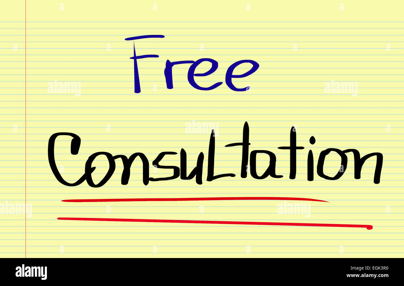 Free Consultation Concept Stock Photo - Alamy