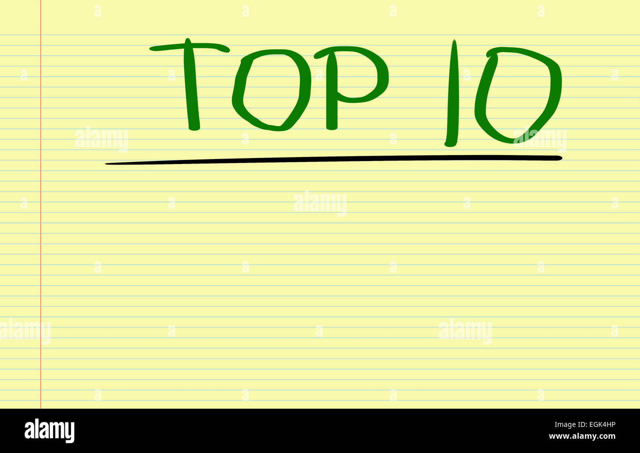 Top ten chart hi-res stock photography and images - Alamy