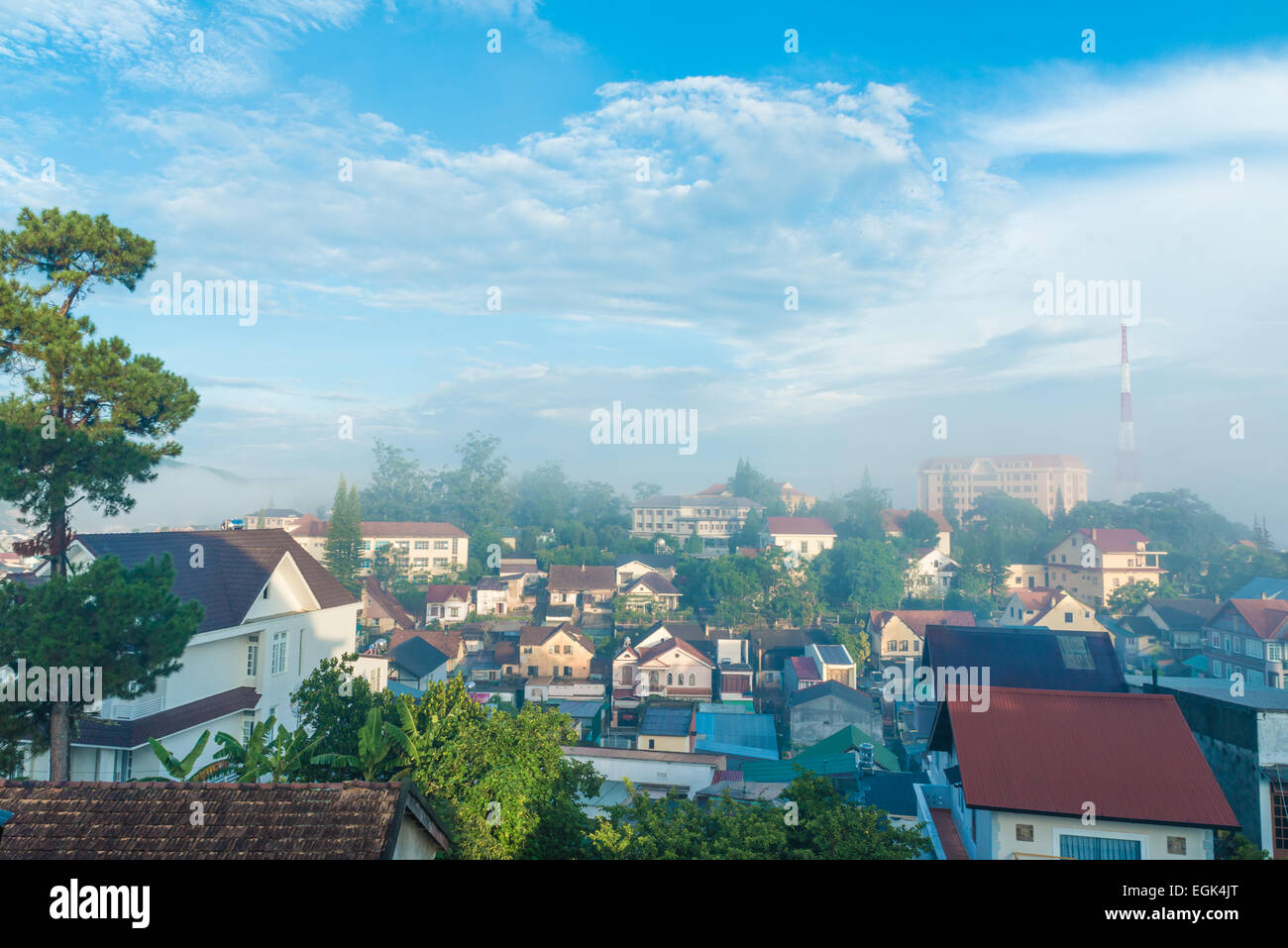 Dalat city view, Vietnam Stock Photo - Alamy