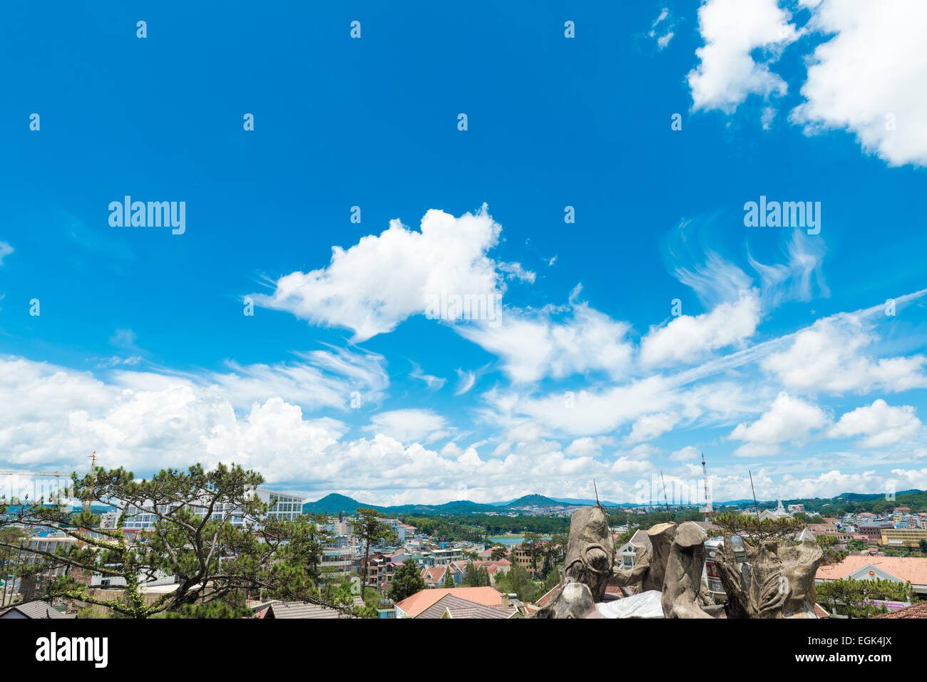 Dalat city view, Vietnam Stock Photo - Alamy