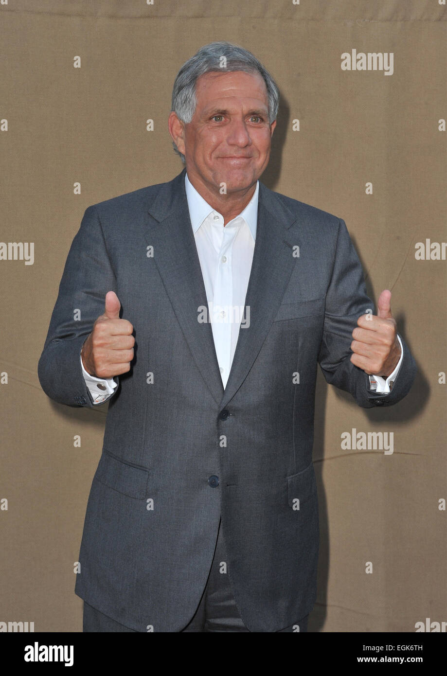 LOS ANGELES, CA - JULY 29, 2013: CBS boss Leslie Moonves at the CBS ...