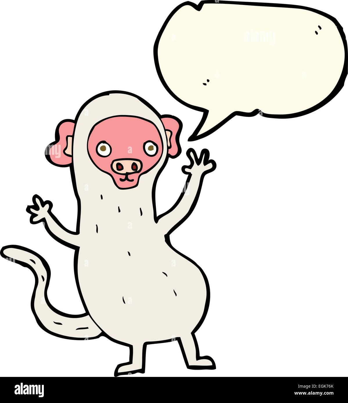 Cartoon illustration monkey talking hi-res stock photography and images ...