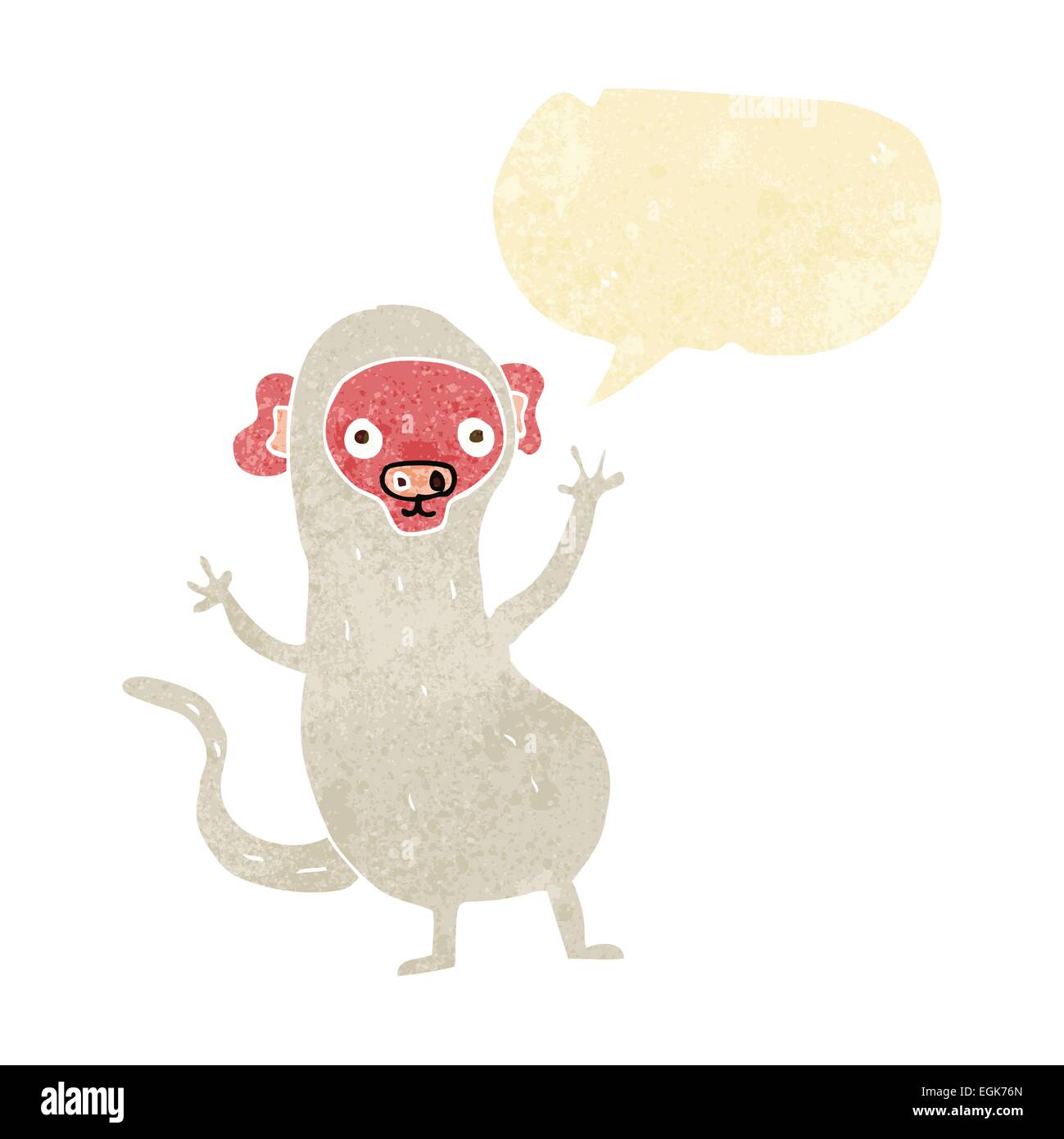 Cartoon illustration monkey talking hi-res stock photography and images ...