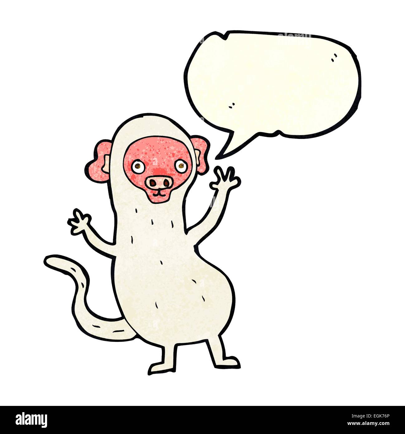 Cartoon illustration monkey talking hi-res stock photography and images ...