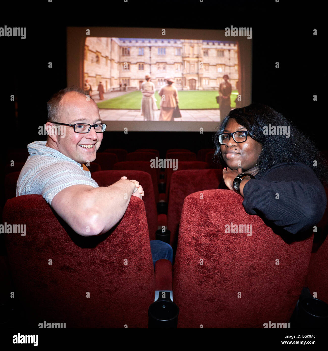 Cinema staff interior hi-res stock photography and images - Alamy
