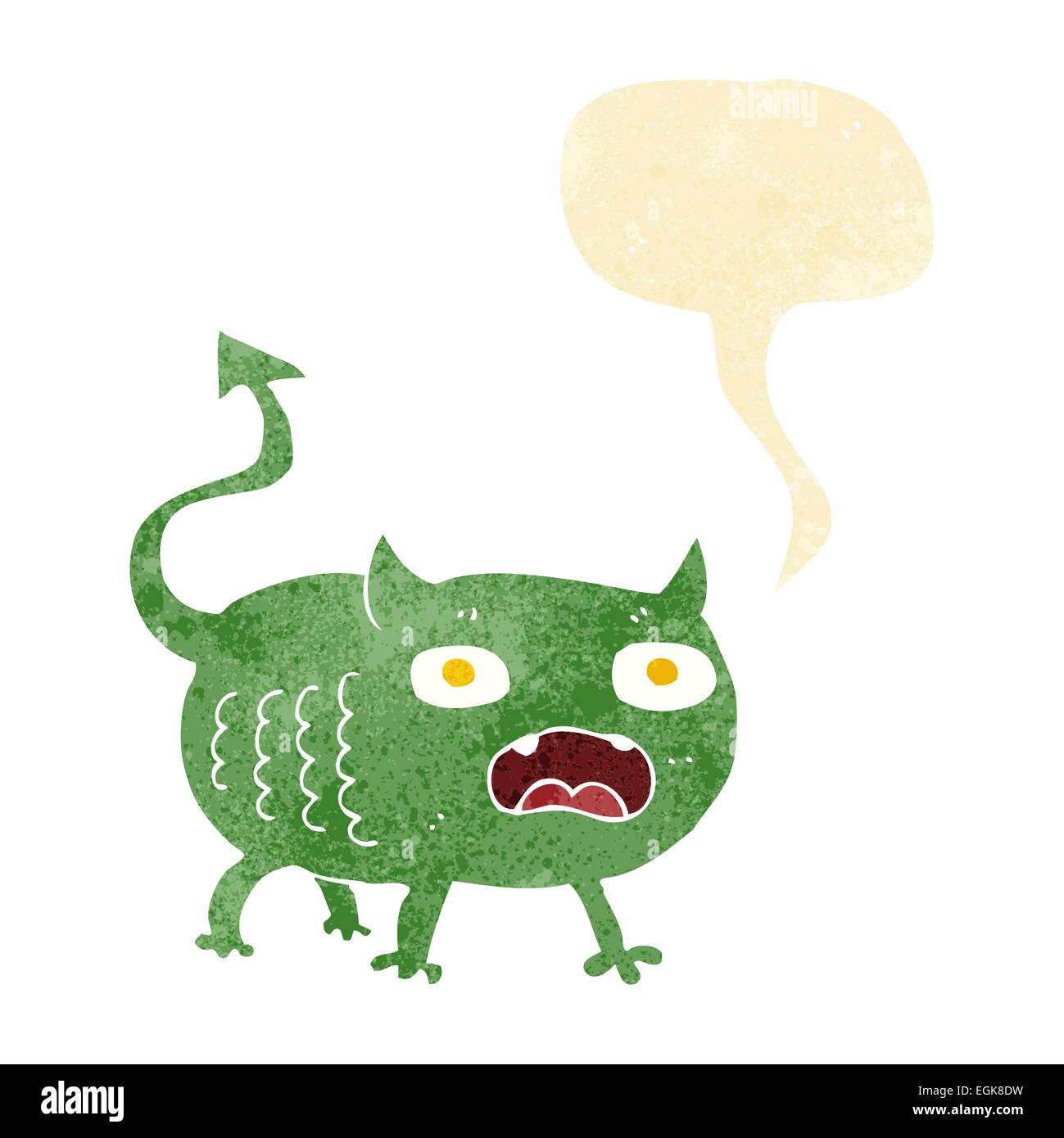 Cartoon little imp bubble Cut Out Stock Images & Pictures - Alamy