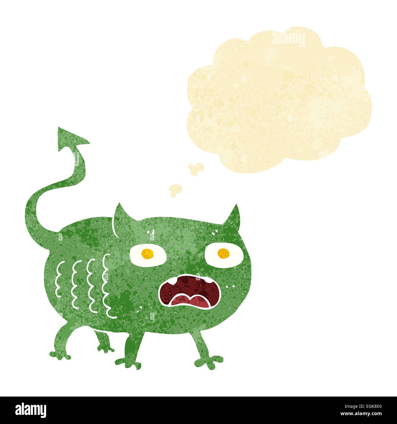 Cartoon little imp bubble Cut Out Stock Images & Pictures - Alamy