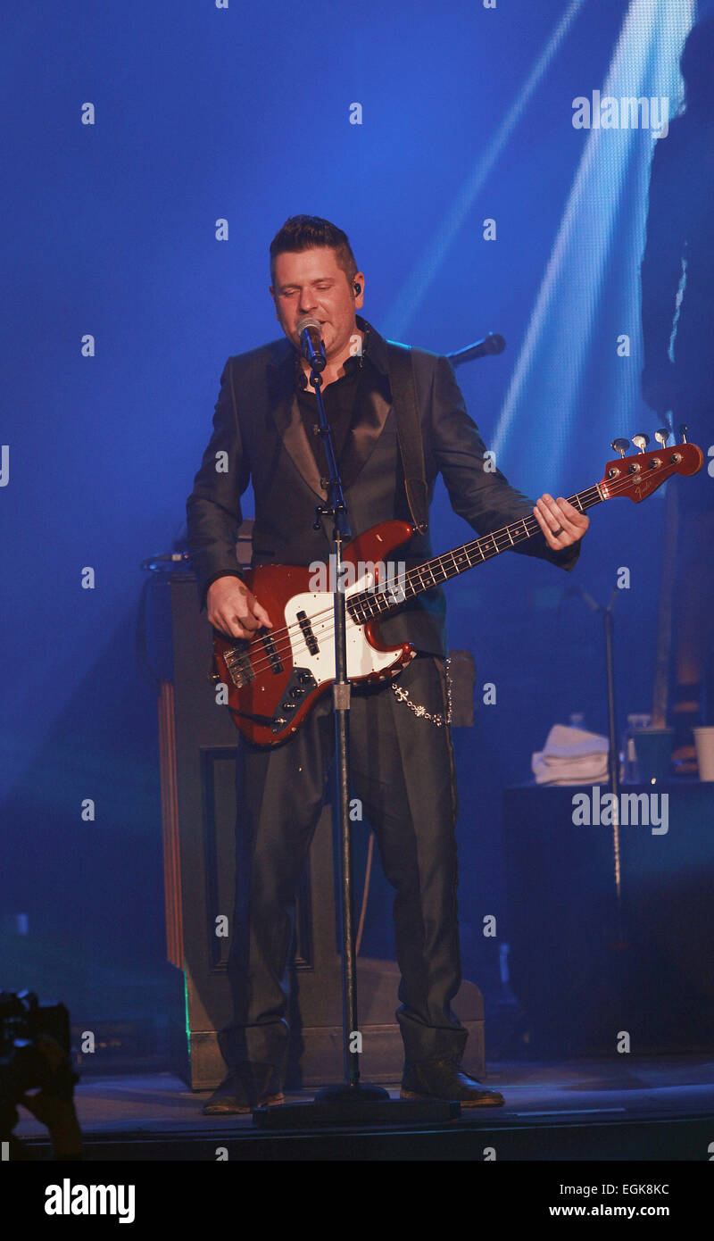 Las Vegas, Nevada, USA. 26th Feb, 2015. Jay DeMarcus, bassist of the ...
