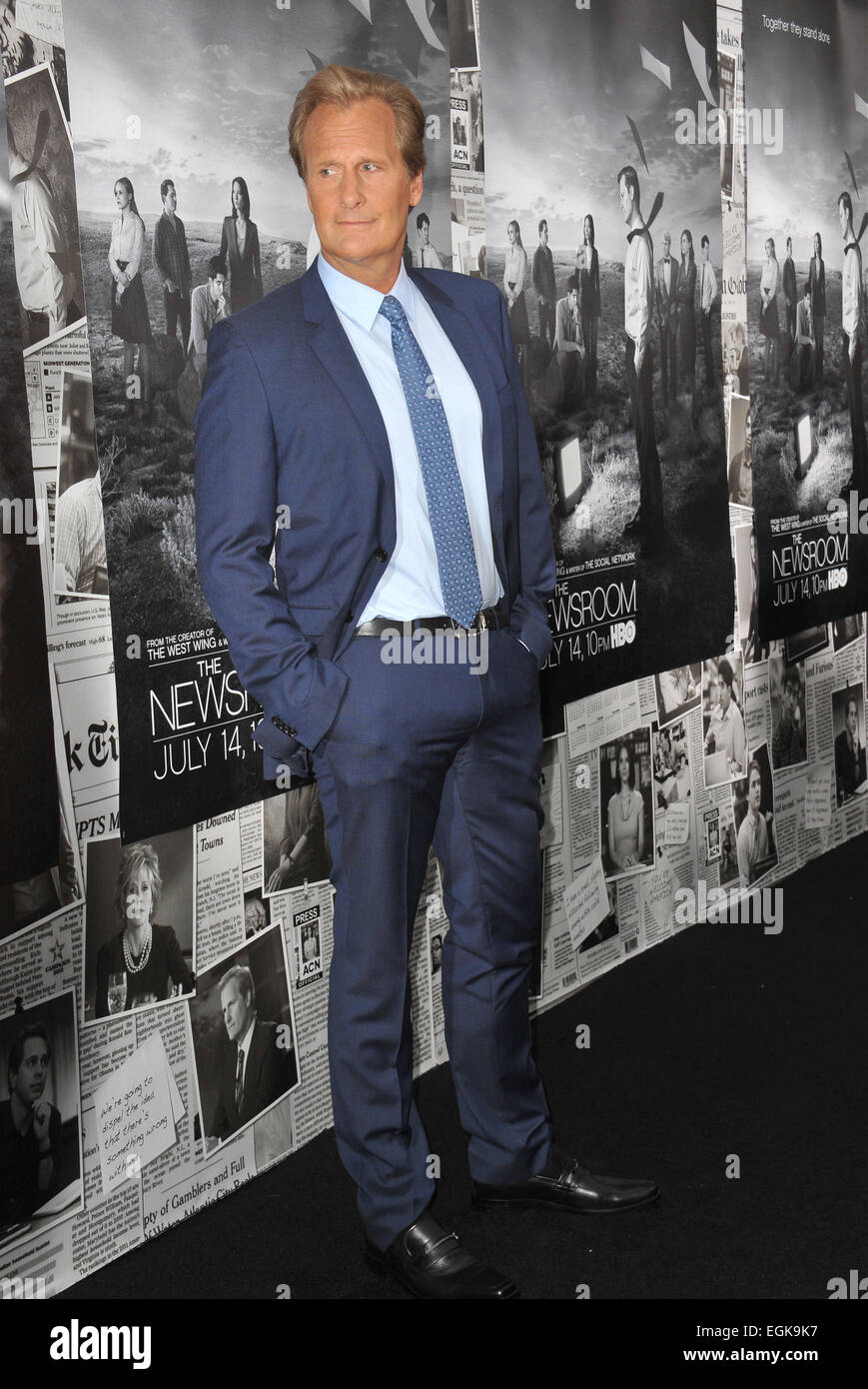 LOS ANGELES, CA - JULY 10, 2013: Jeff Daniels at the season two ...