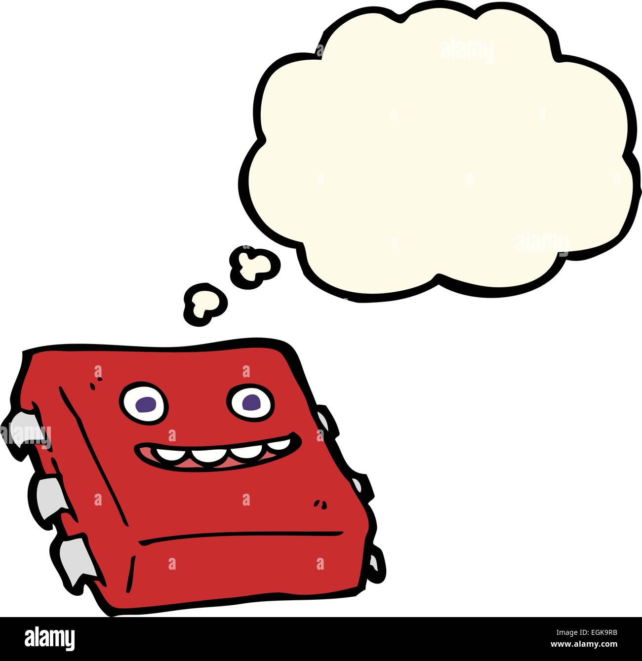 cartoon computer chip with thought bubble Stock Vector Image & Art - Alamy