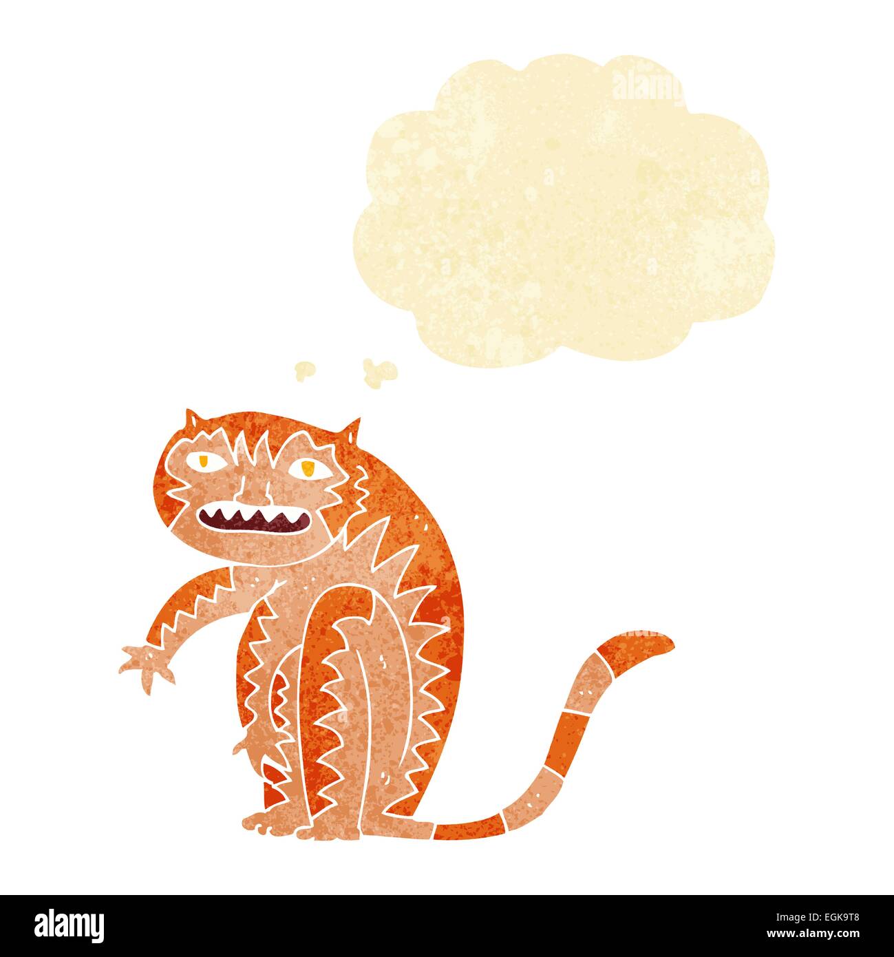 Cartoon tiger thought bubble hi-res stock photography and images - Alamy