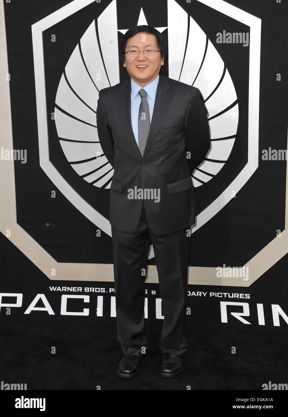 LOS ANGELES, CA - JULY 9, 2013: Masi Oka at the premiere of Pacific Rim ...